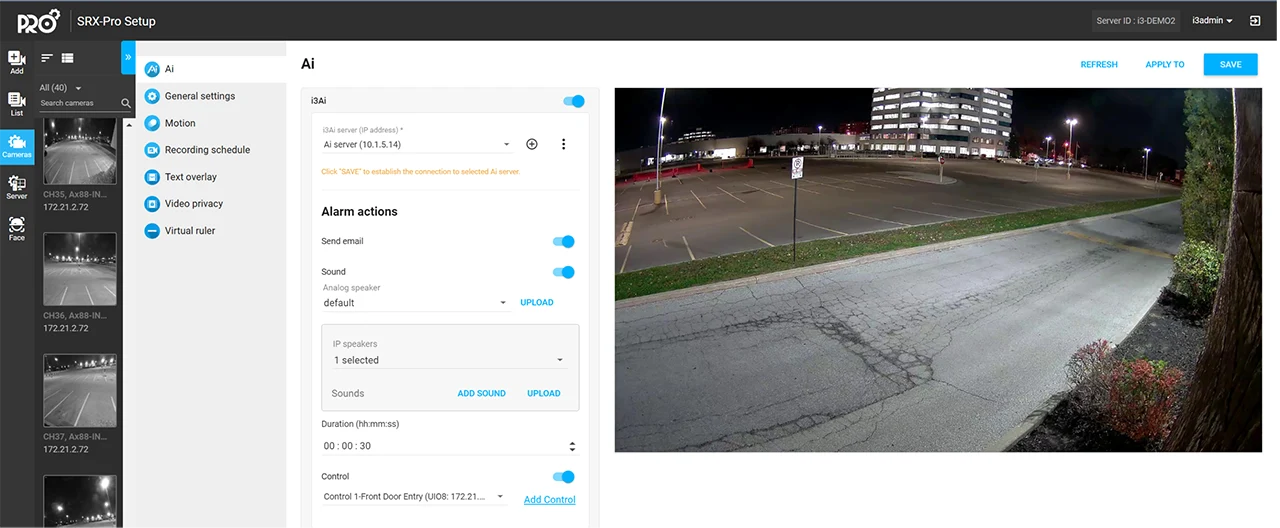 SRX-Pro | Intelligent viewing software | i3 International